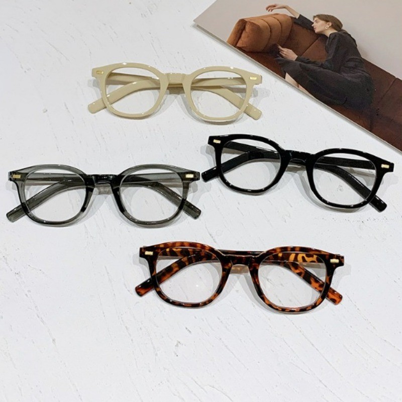 (+100 To +400) Anti Radiation Reading Glasses for Women Fashion Round ...