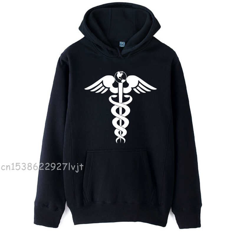 Mga Kababaihan 2021 Hoodie Earth Caduceus Angel Wing Serpent Corpsman ...