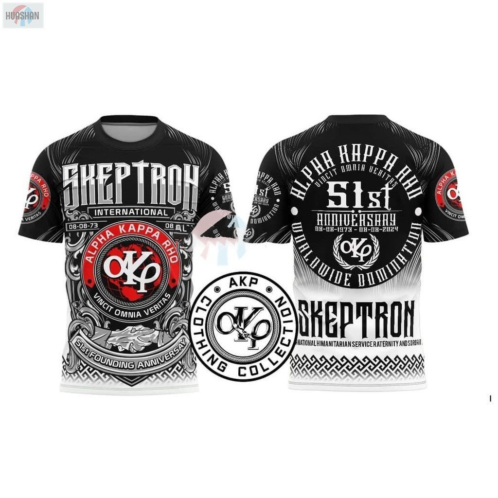 AKP 51th Anniversary Alpha Kappa Rho Full Sublimation T-Shirt Frat ...