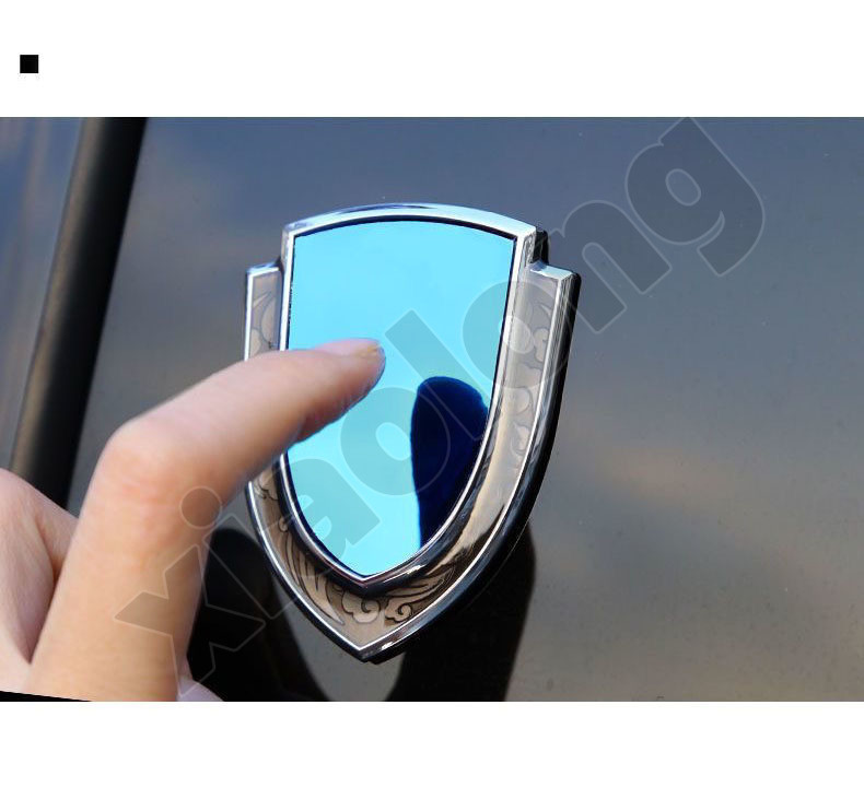 High quality Car Body Sticker Auto 3D Carbon Fiber Shield Window Emblem ...