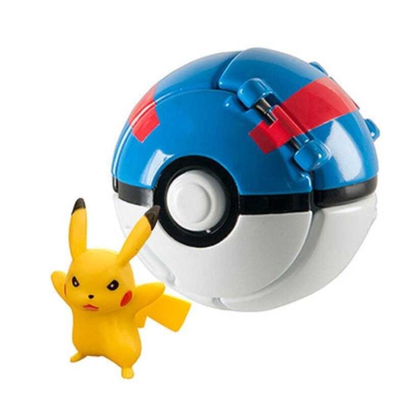 1 20 Styles - Elf Ball Anime Figure Pikachu Charmander Litten Rockruff ...