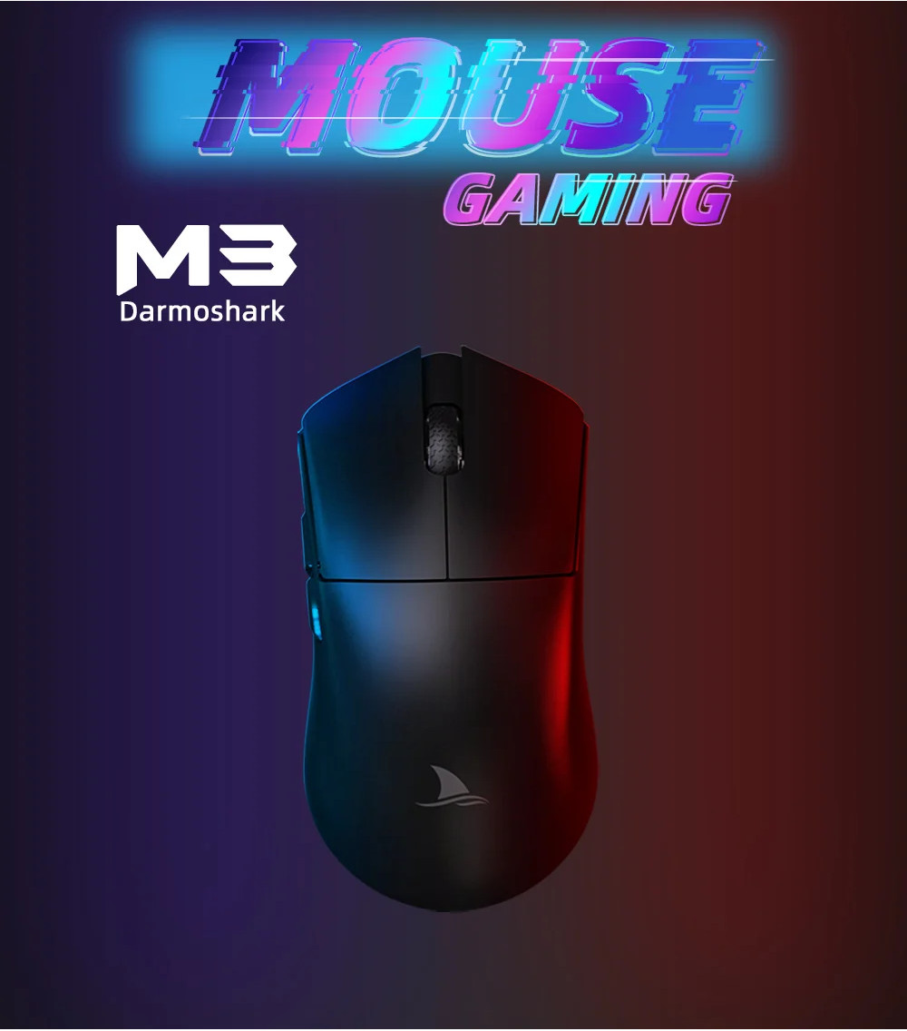 Darmoshark M3 Gaming Mouse M3-4K 3 Modes Support Wire Wireless ...