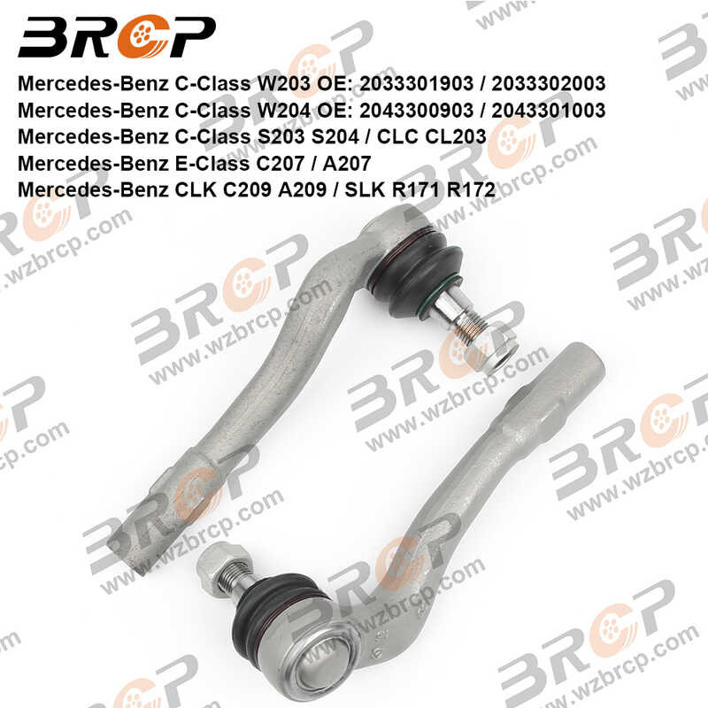 BRCP Pair Front Axle Outer Steering Tie Rod Ends Para Sa Mercedes Benz ...