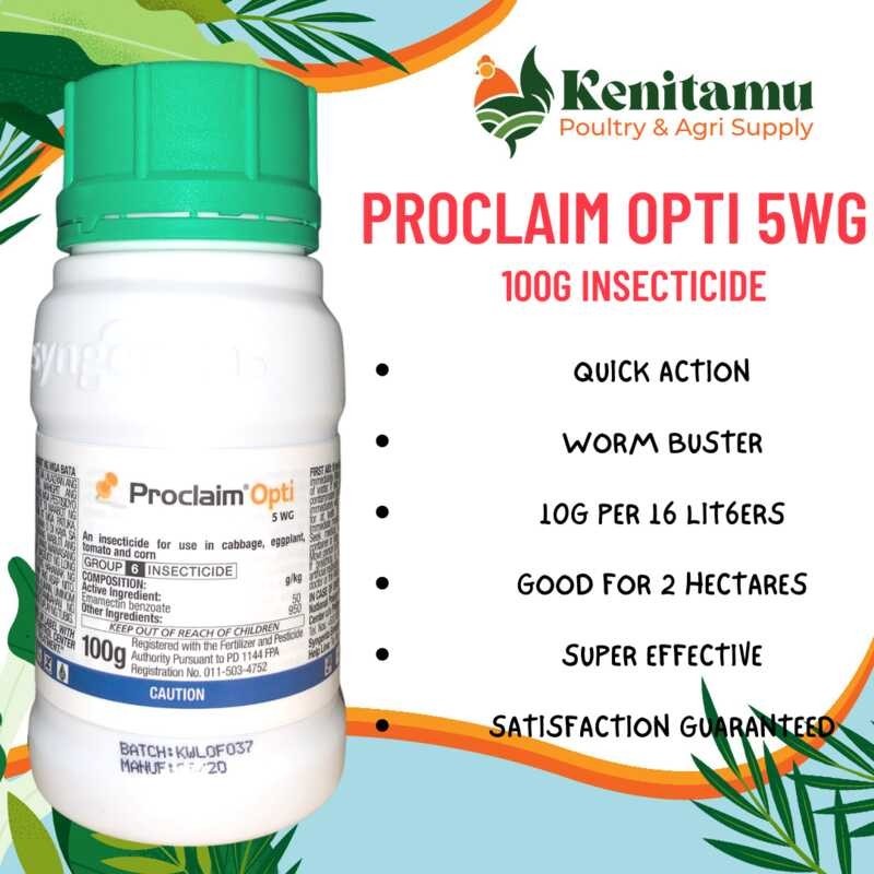 PROKLAMA OPTI 5WG 100G INSECTICIDE NG: SINGENTA PARA PLANT CARE CROPS ...