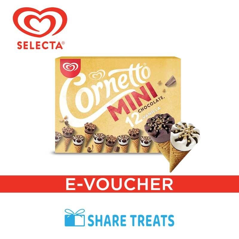 Magpipili ng Cornetto Mini Chocolate o Vanilla 12pcs (SMS eVoucher ...