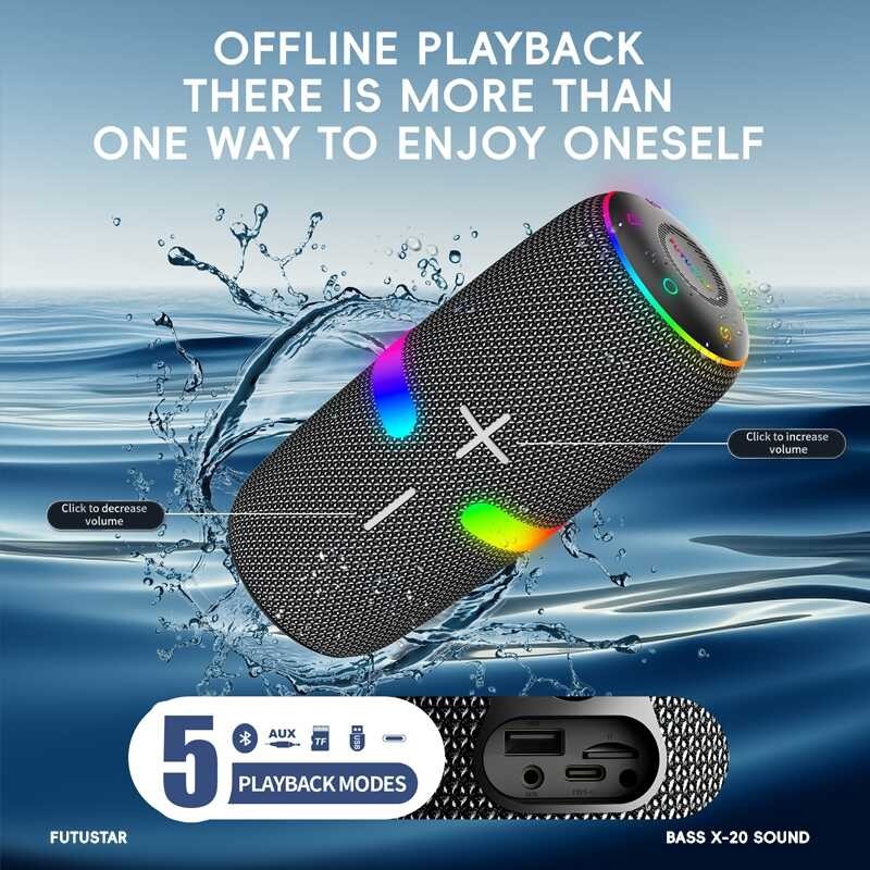X20 30W High-Power Boombox Portable Bluetooth Subwoofer Mp3 Player ...