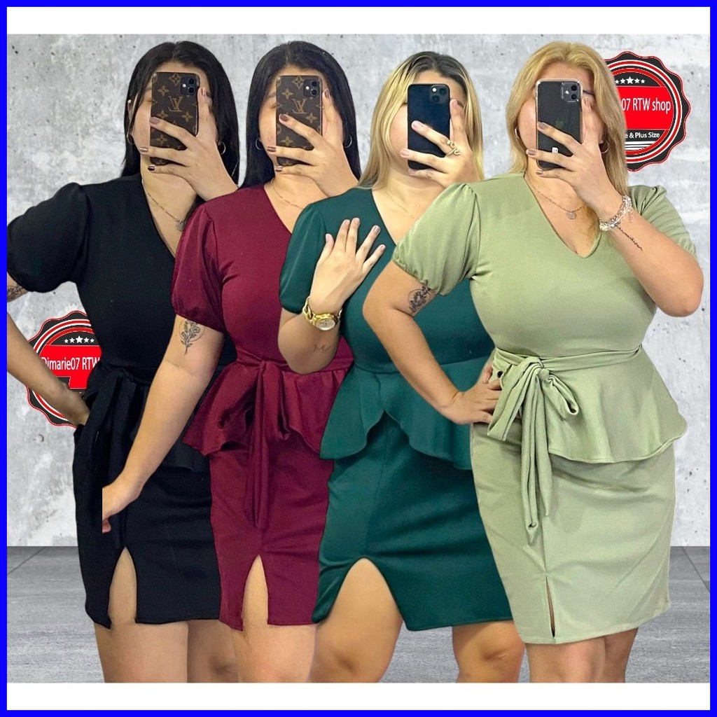 ♂ ♒ PLUS SIZE RIVA DRESS PANG GRADUATION/SEMI/FORMAL ATTIRE NEOPRENE ...