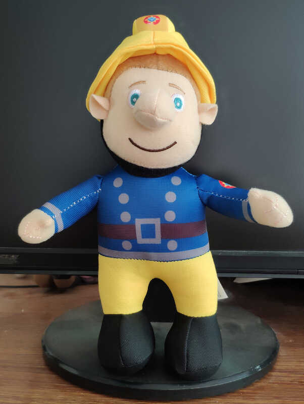 Anime 25Cm Cartoon Movie Fireman Sam Fire Man Plush Doll Soft Stuffed ...