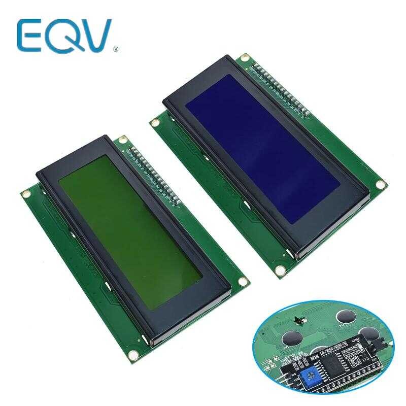 Iic/I2c/Twi EQV 20 Serial Blue Green Backlight LCD Module For Arduino UNO R3 Mega2560 20 X ...
