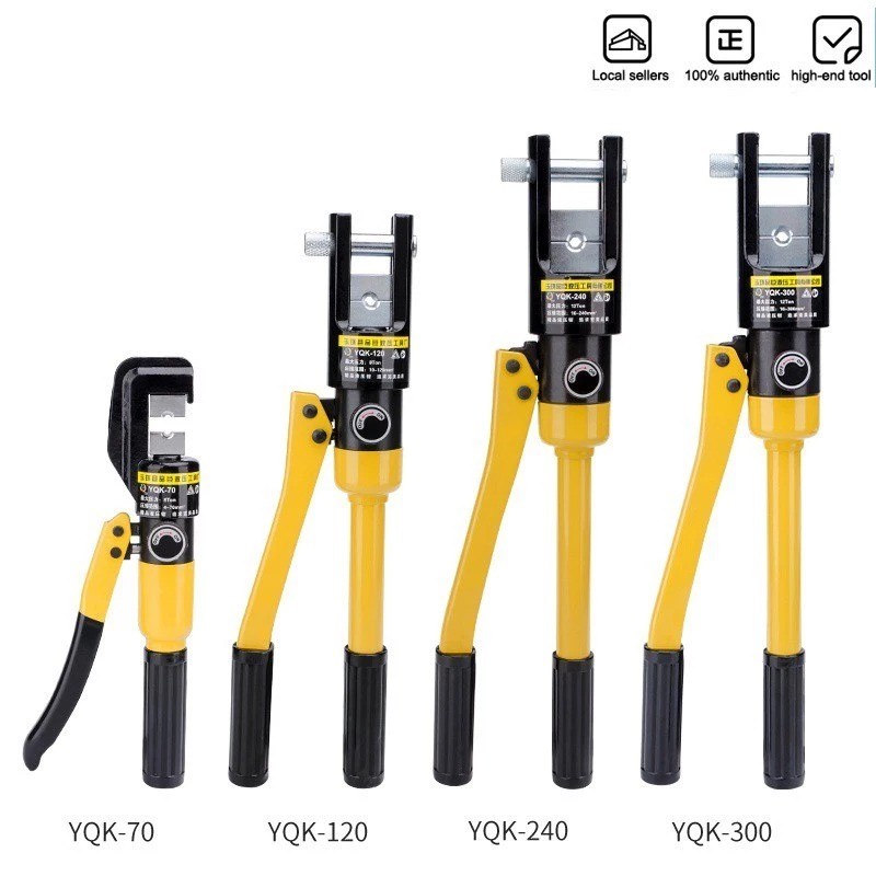 Hydraulic Crimper Tool Kit Tube Terminals Lugs Battery Wire Crimping ...