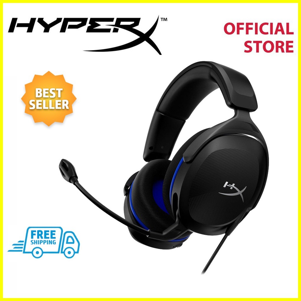 HyperX Cloud Stinger 2 Noise-Canceling Mic Bi-directional Over-Ear Wired/Wireless Gaming Headset ...