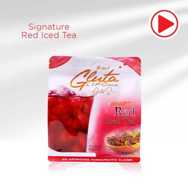 GL Gold RED ICED TEA 10 sachets (NEW PACK) | Shopee Philippines