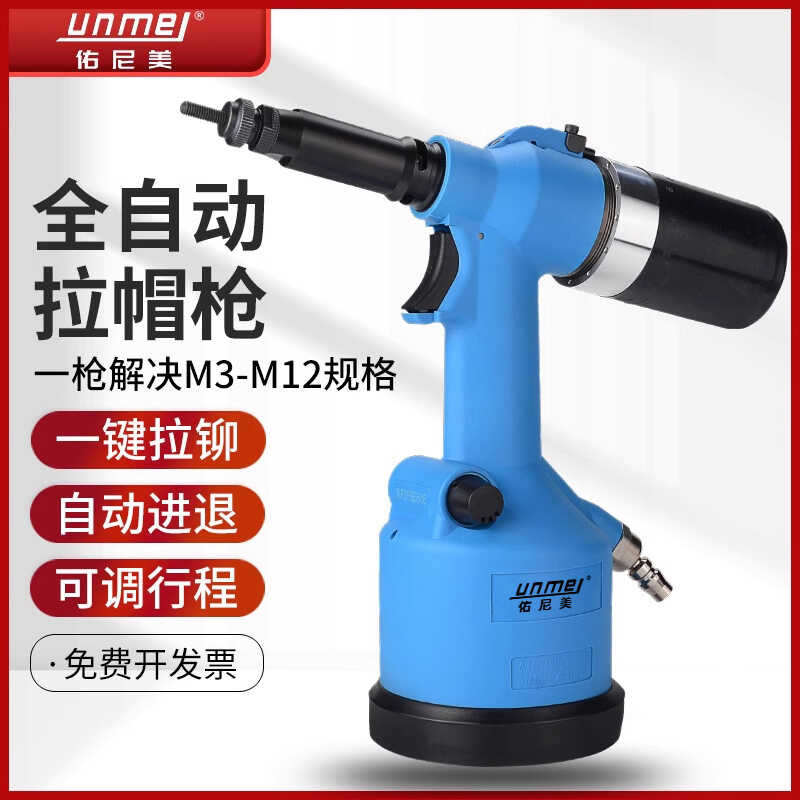 Pneumatic fully automatic rivet nut gun, cap gun, mother gun, stainless ...