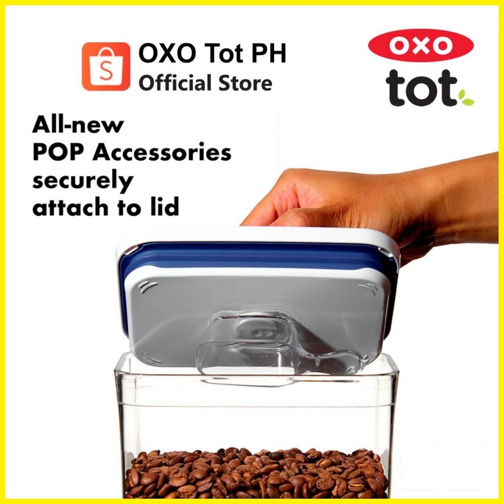 ∏ ─ OXO Good Grips POP Container, Big Square Short 2.8 qt ( oxo tot , oxotot organize kitchen ...