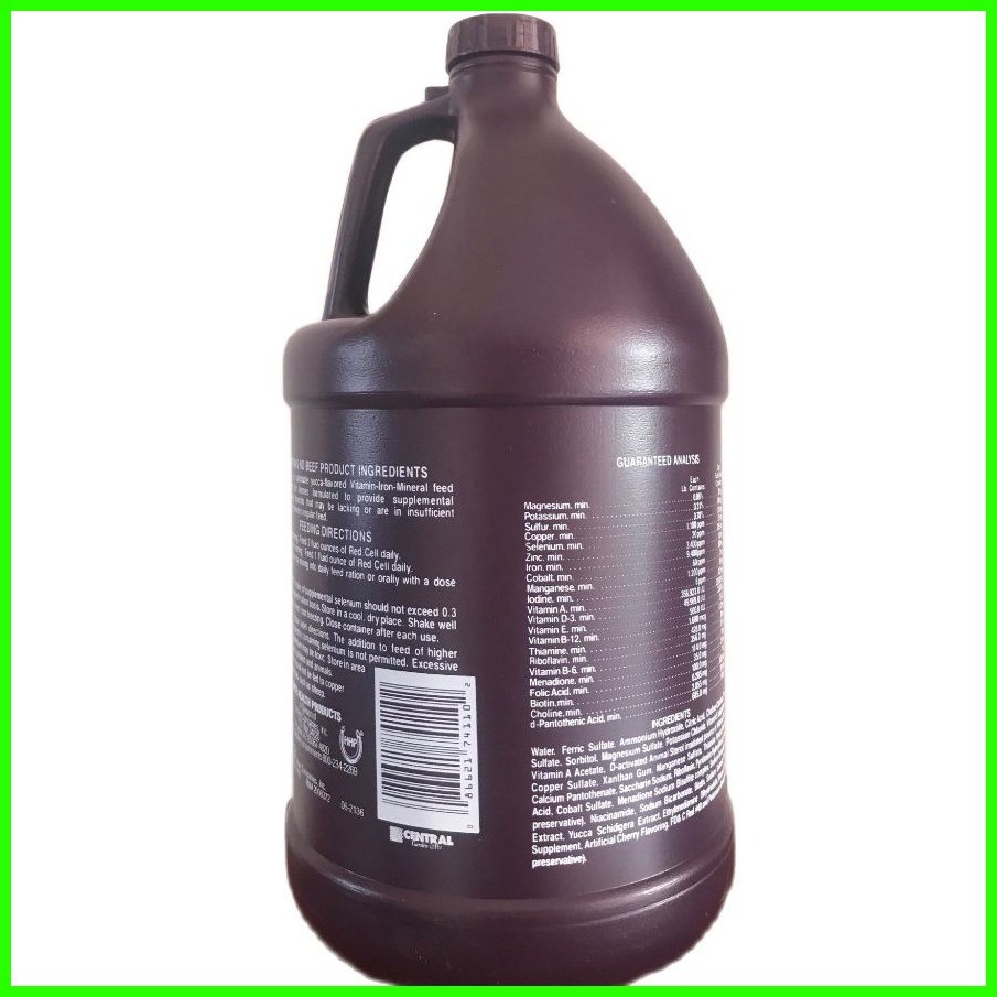 Red Cell Iron for Horse and Gamefowl Use ( 1 Gallon ) | Shopee Philippines