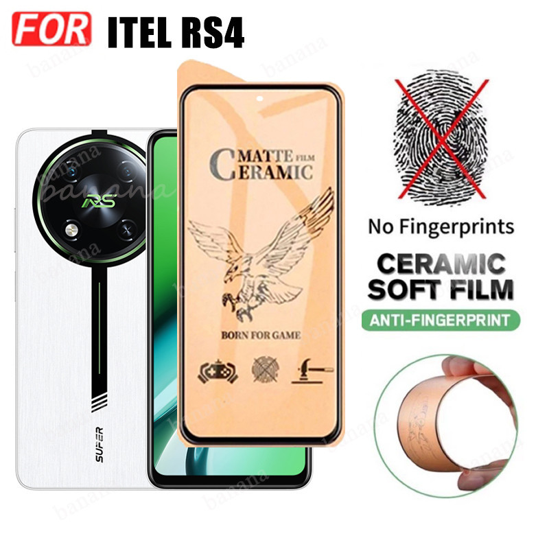 3 IN 1 Itel RS4 Tempered Glass for Itel R S4 RS 4 S23 S24 A50 P55 4G 5G ...