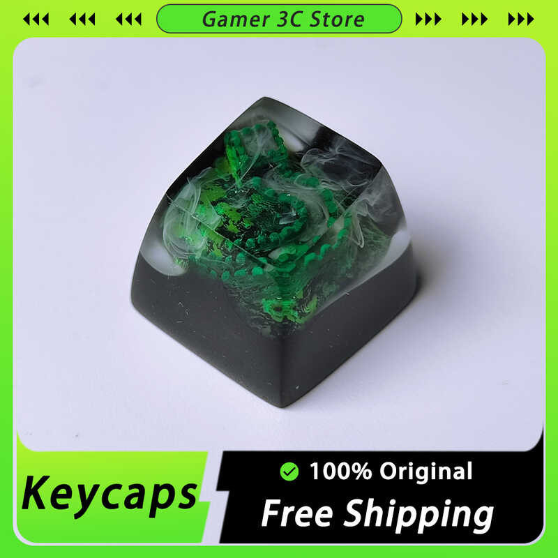 Keycaps Center SL Mechanical Keyboard Keycaps Apat Na Seasons Resin Light Transmission Keycap ...