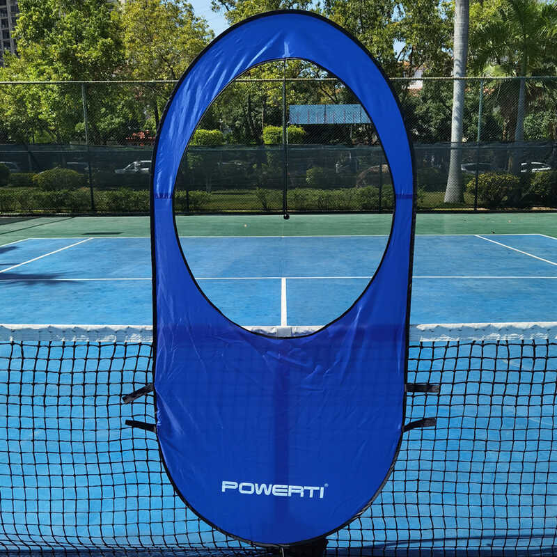 Portable Tennis Target Rings Foldable Long Service Trainer Driving ...