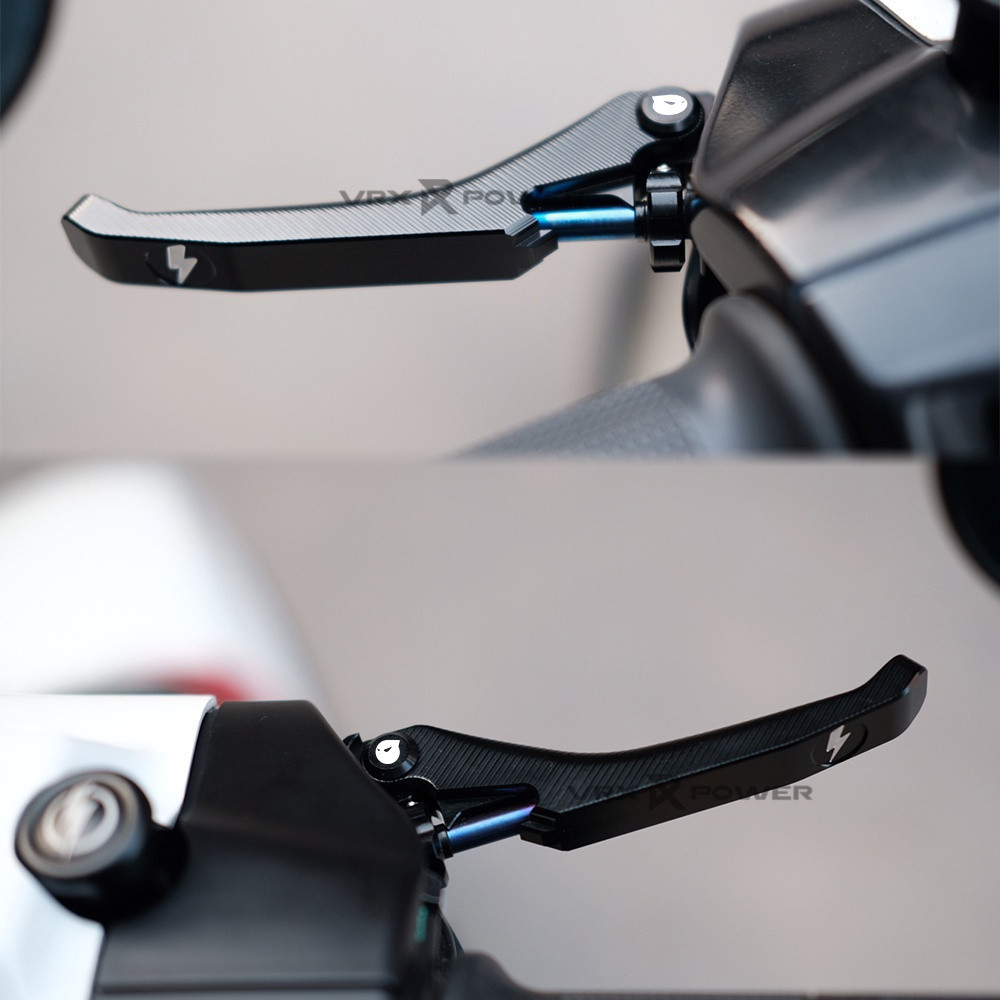 Motorcycle Handlebar Brakes Levers Adjustable Lever modified accessory ...