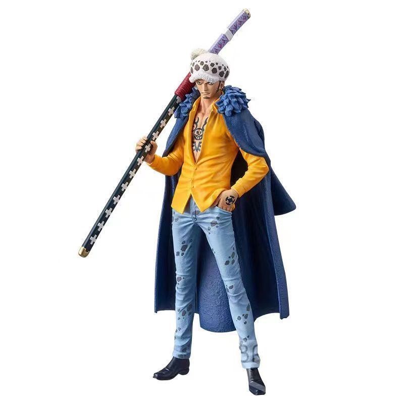 One Piece Art King Style Luffy Cloak Battle Uniform Crouching Ornament ...