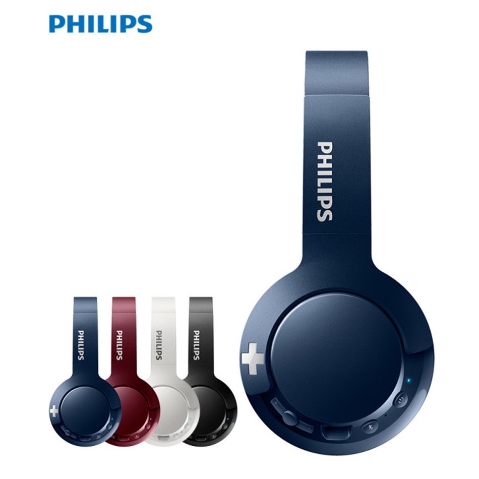 Philips BASS+ SHB3075 Wireless Headphones up to 12 Hours of Playtime ...
