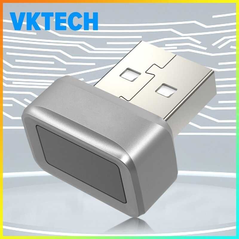 FIDO [Vktech] USB U2f Biometric Key Dongle Windows Hello 360 Touch Mini Fingerprint Reader ...