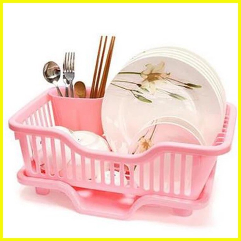Plastic Kitchen Shelves Plastic Dish Rack Kitchen Utensil Dish Storage ...