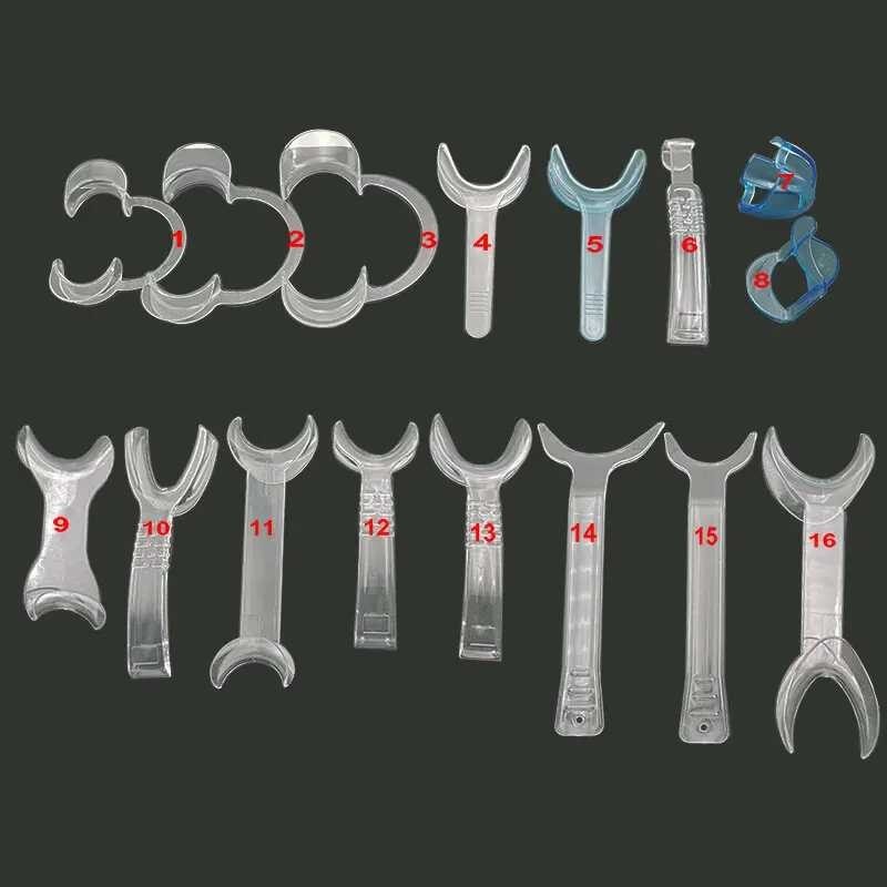 100Pcs/Lot Opener Dental Orthodontic Lip Cheek Retractor 16 Types Mouth ...