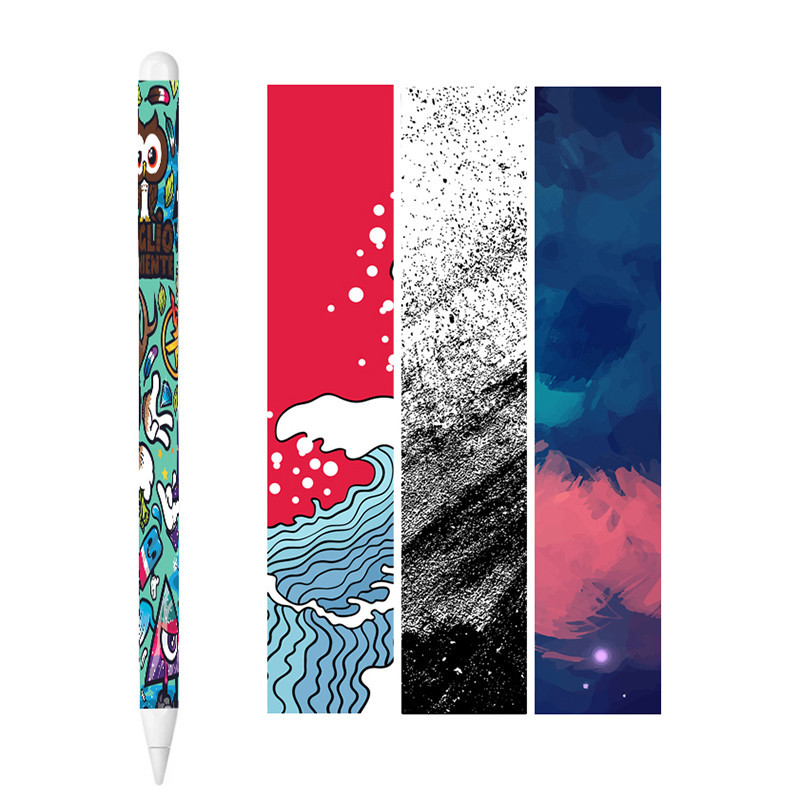 3pcs Colorful Cute Pattern Matte Skin Film Wrap Skin Phone Sticker For ...