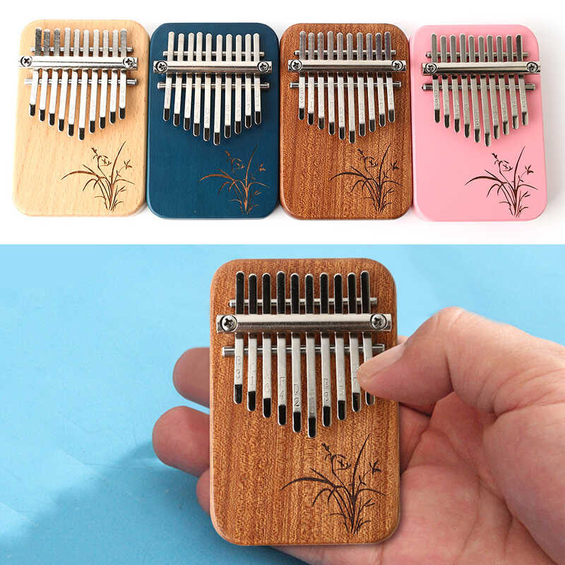 Kalimba Mini 10/17/21 Keys Thumb Piano 1 Pack Cute Small Musical ...