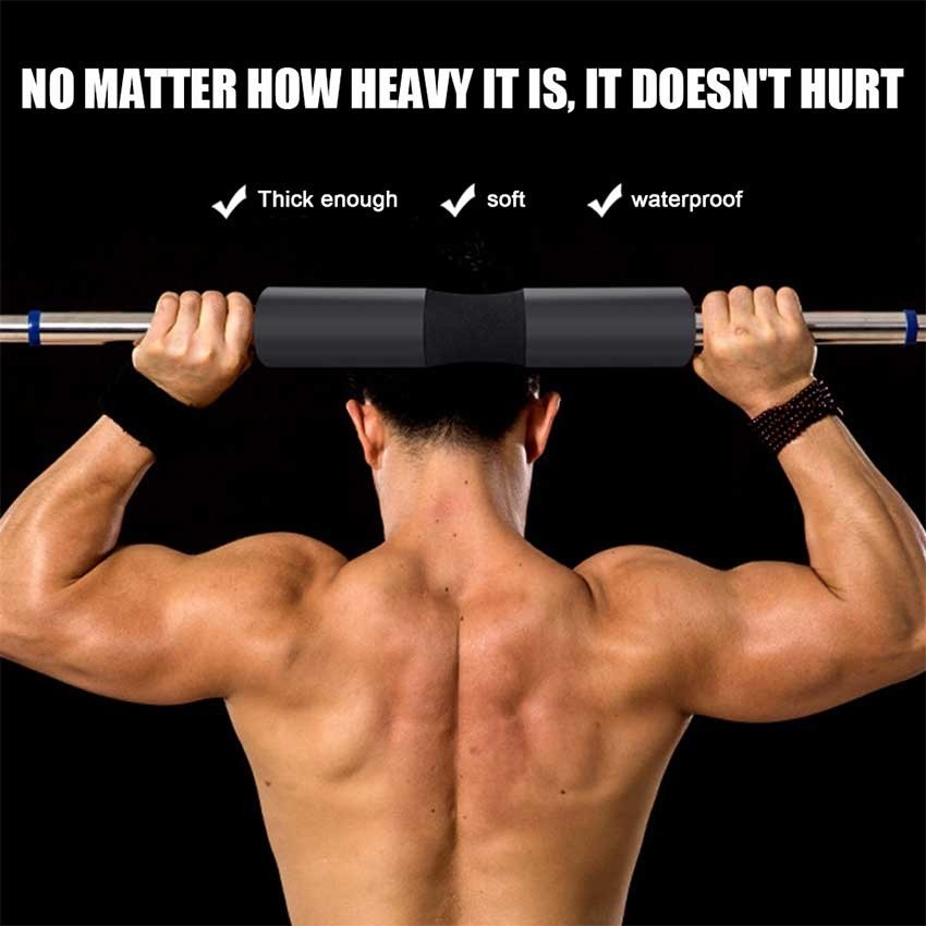 Barbell Pads Thickened Home Fitness Pad for Weightlifting Shoulder ...