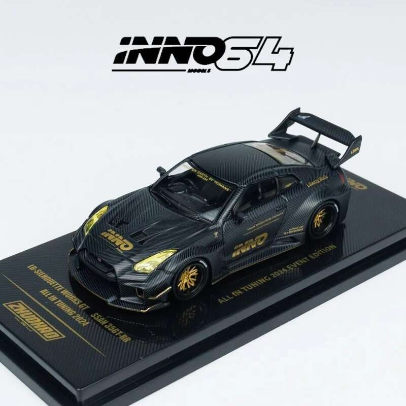 INNO 1:64 GTR R35 LBWK 2024 Foshan AIT Show Full Carbon Alloy Car ...