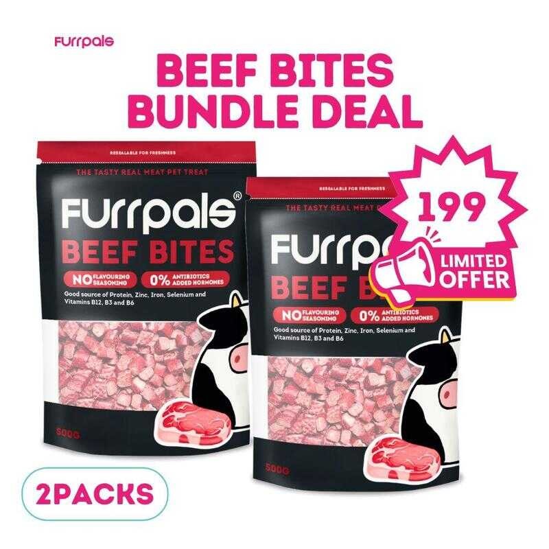 Furrpals Bites 500G Pet Treats Cube Beef Stick Dog Snack 500G/Pack ...
