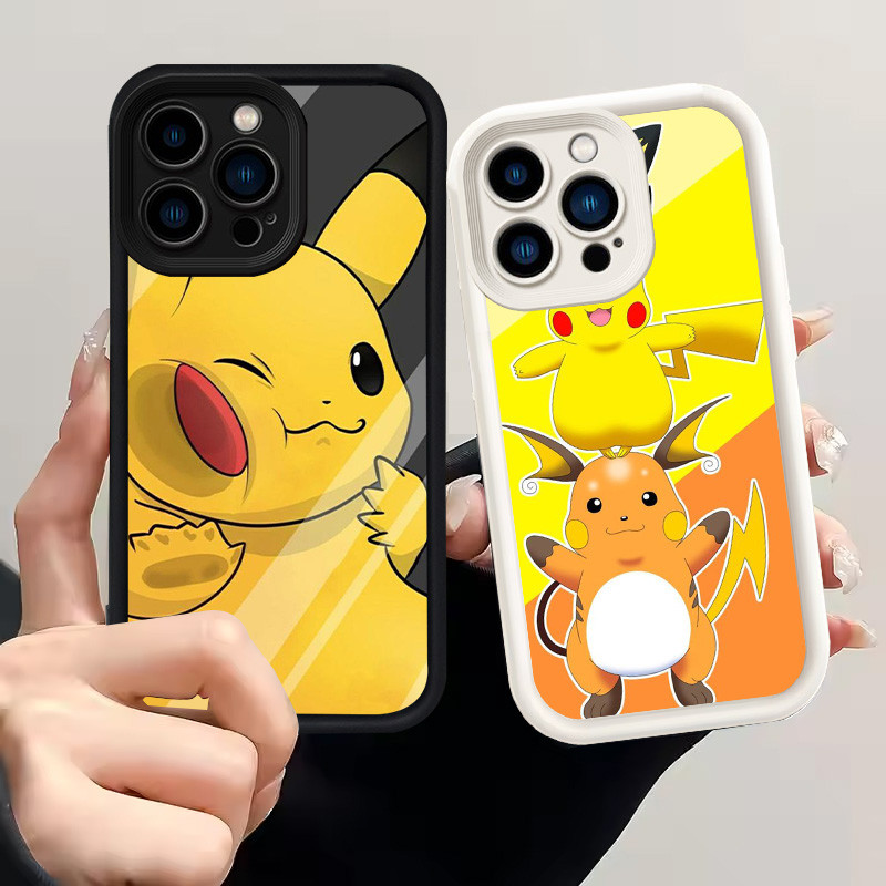 Case for iPhone 12 XR Mini Pro Max Silicone Case H-18 Pikachu Pokemon ...