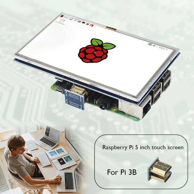 5 Pulgada LCD Touch Screen Hdmi-Compatible Display Module Kit Replacement Case Para Sa Raspberry ...
