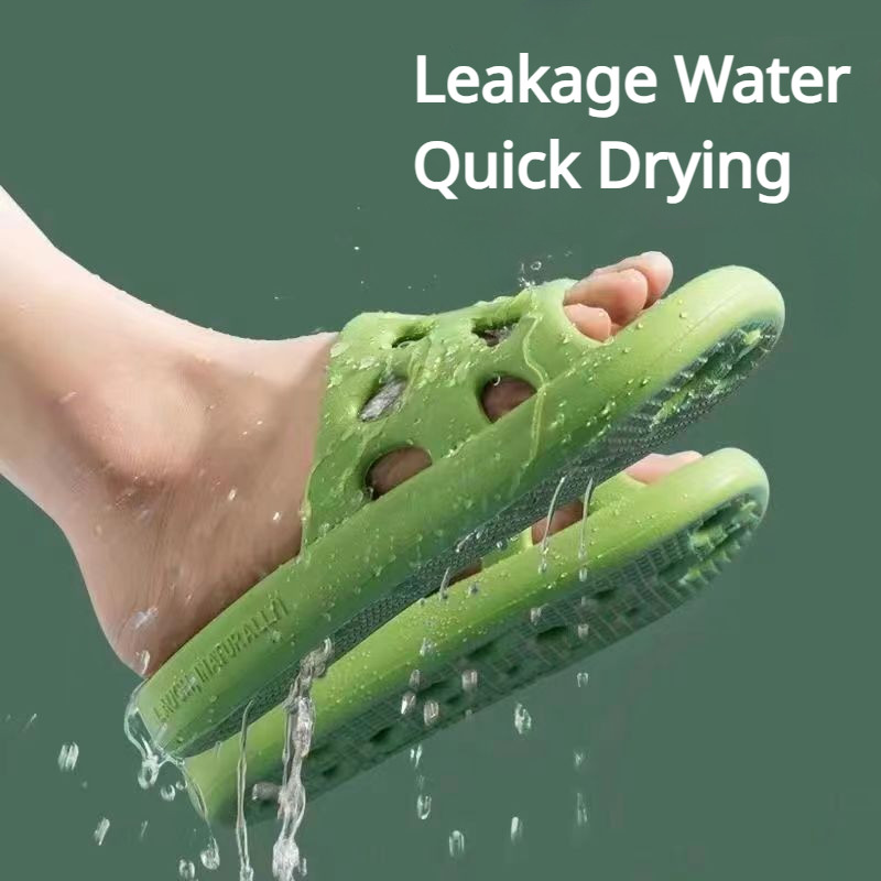 Bathroom Shower Slipper Non-Slip Indoor Slippers Beach Slippers Quick ...