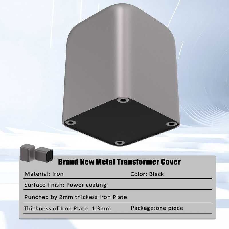 Brand New Metal Transformer Cover 65/85/107*123Mm Iron Troide Chassis ...