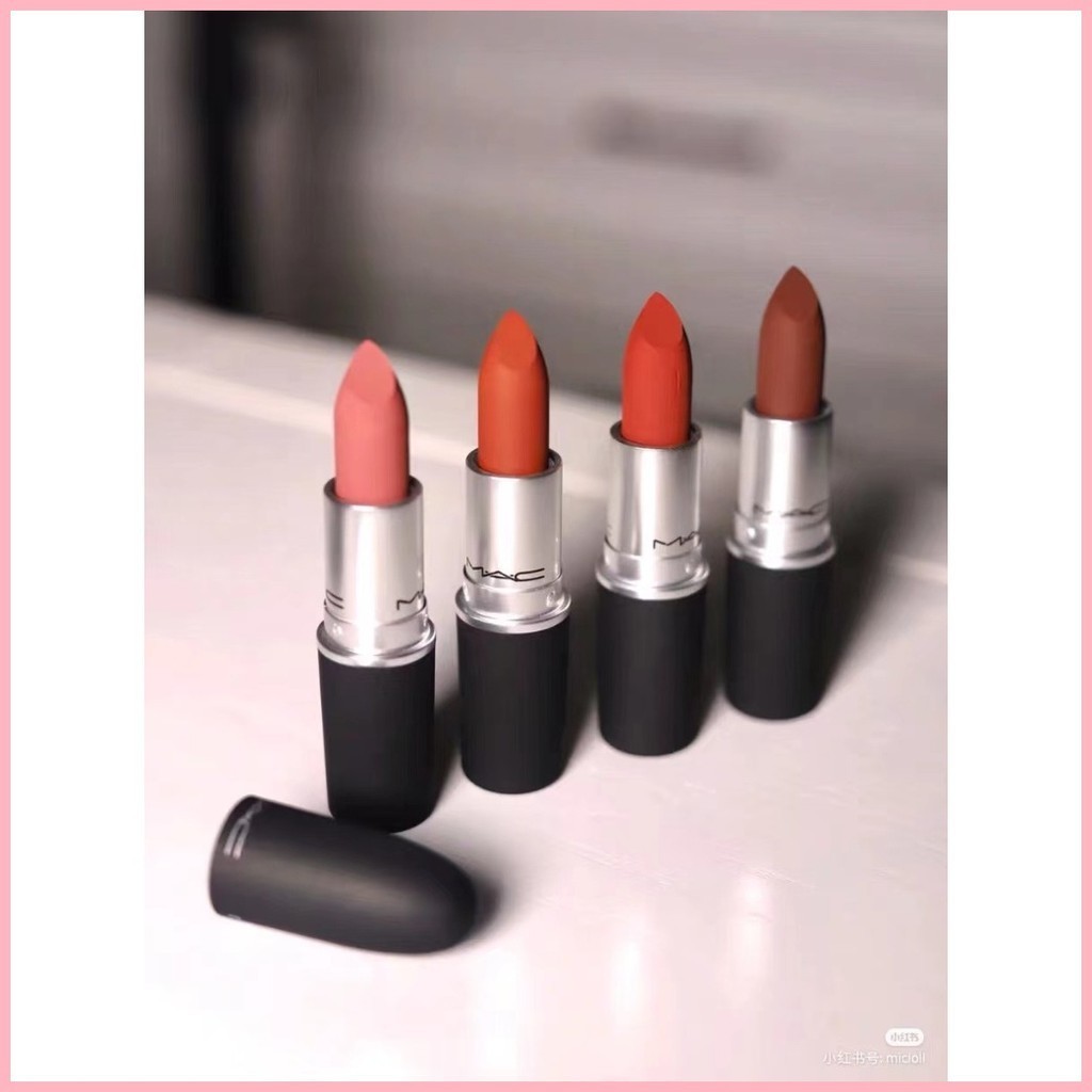 ☎ M.A.C Powder Kiss Lipstick#314/914#316/916#921#923#922 Mac ...