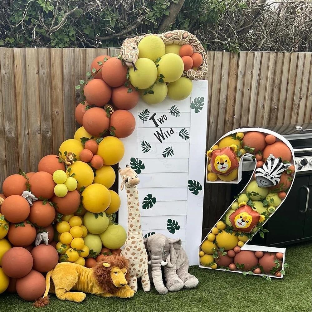 Large Number Balloon Frame 0 1 2 3 4 5 6 7 8 9 Number Digit Balloons ...