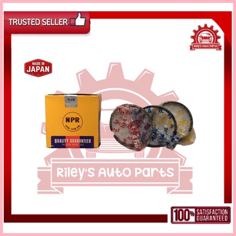 NPR PISTON RING SET STD SIZE FOR STRADA/MONTERO 2.5L 4D56 TURBO ENGINE ...