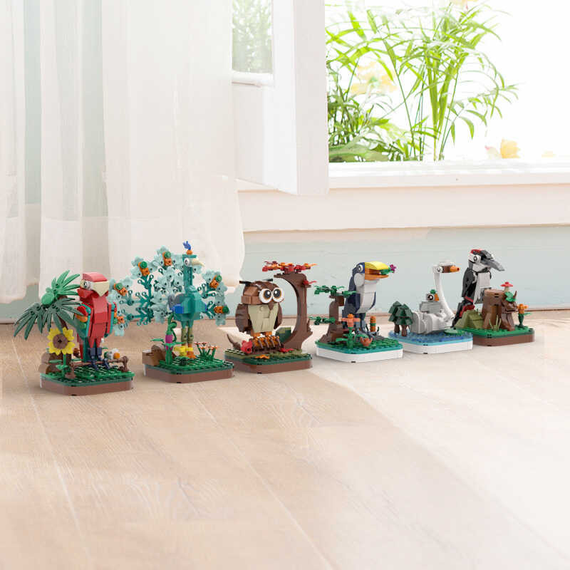 Simulation Bird MOC Theme · Building Bloc Set Wonderful Animals DIY ...