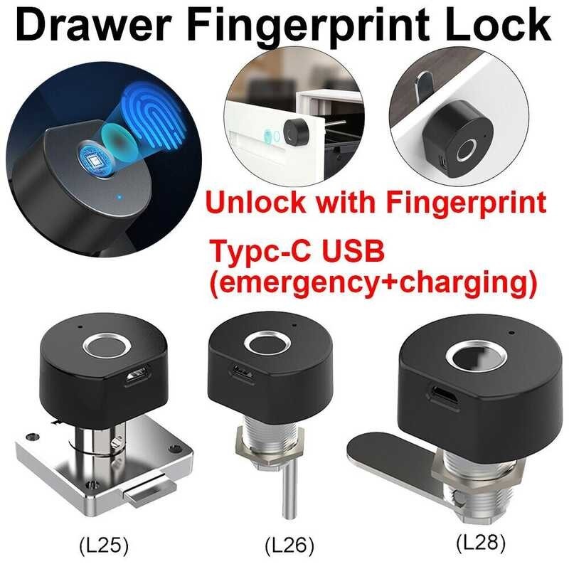 Electronic Drawer Intelligent Locks Cabinet Locker Finger Print ...