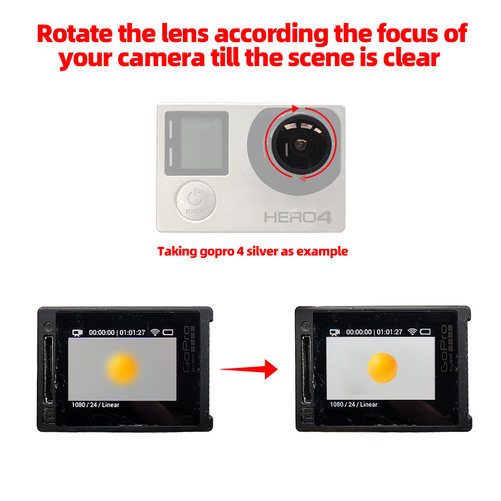 OV2710 M12 Replacement Lens Wide Angle Camera DV Lens For Gopro Hero 3 ...