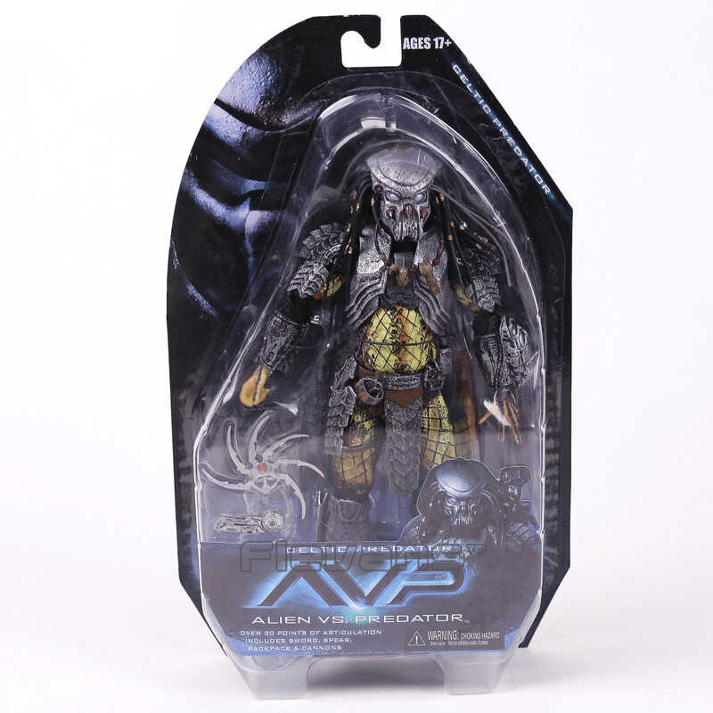 NECA AVP Alien Vs. Chopper Celtic Scar Predator Action Figure Model Toy ...