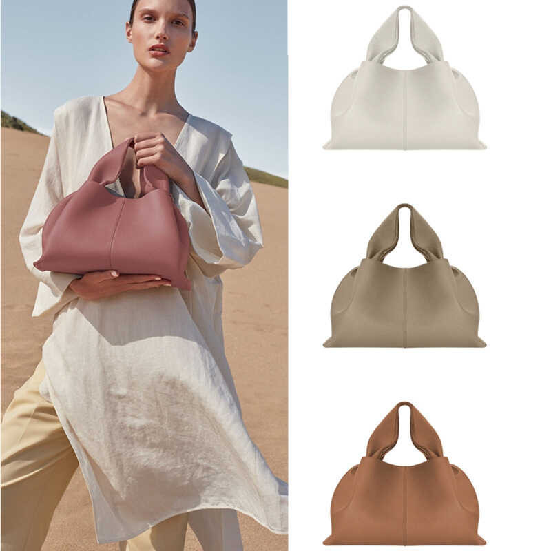 92 POLENE Genuine Leather Large Cloud Dumpling For Women 2024 New Niche ...