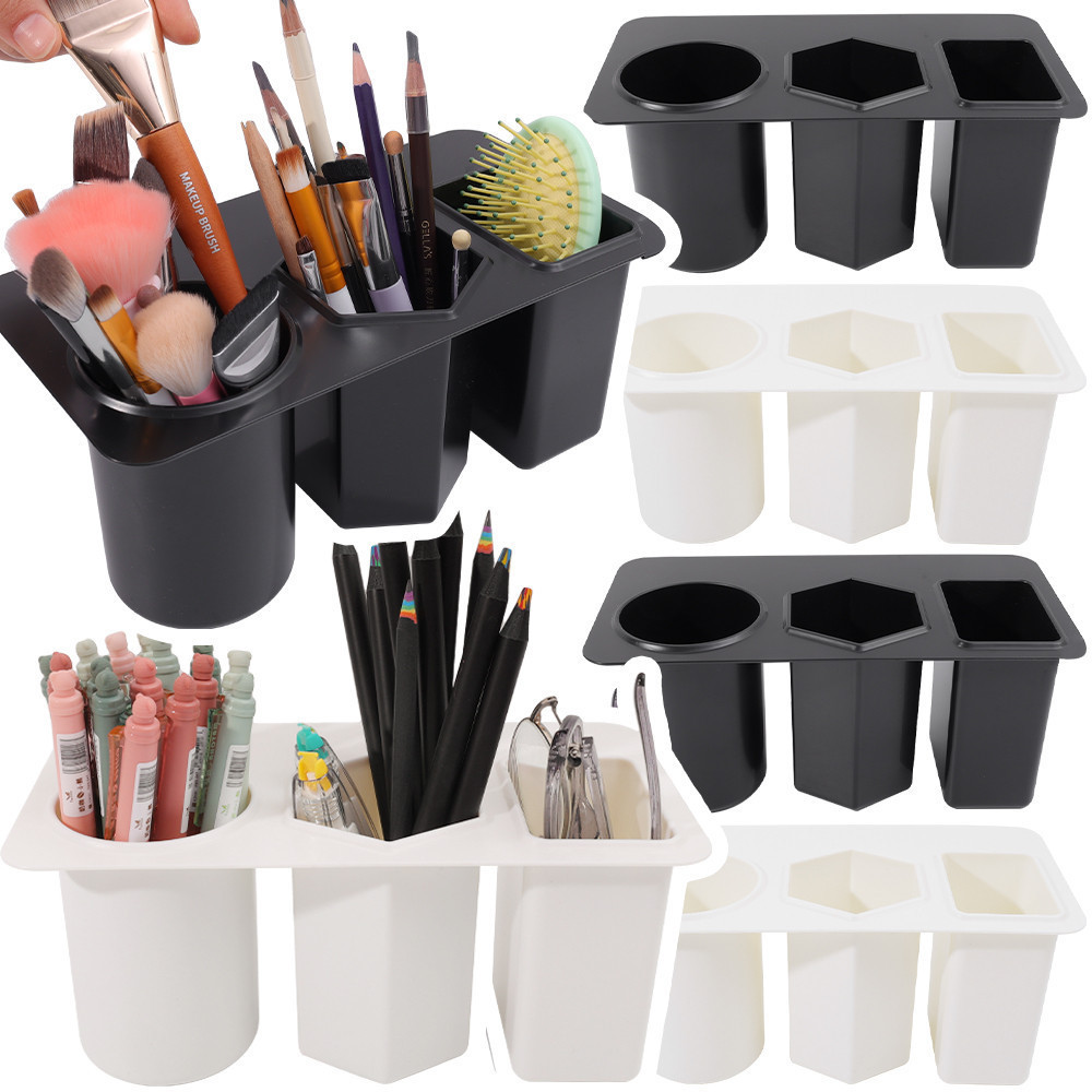 Pencil Rack Barrel - Five Grids Large Capacity Pen Holder - Stationery ...