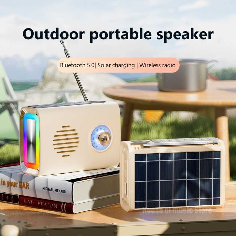 Multifunctional Wireless Solar Charging Bluetooth Speakers Heavy ...