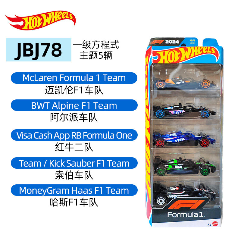 hotwheels Alloy Mini Sports Car Red Bull F1Racing Car Set of ...