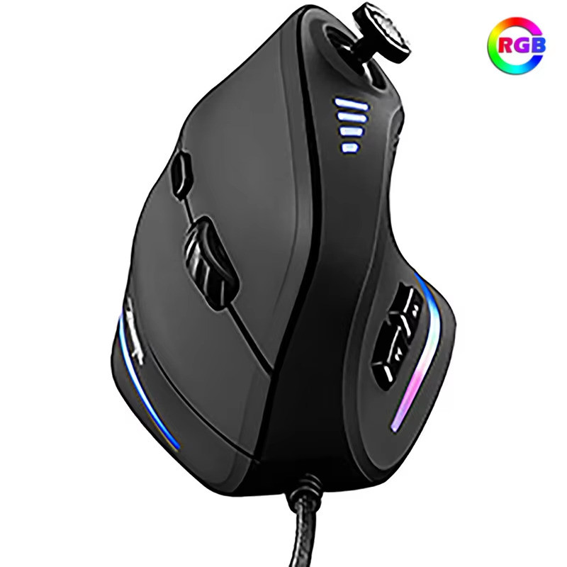 RGB Wired Gaming Mouse with Programmable Buttons 10000DPI Adjustable ...