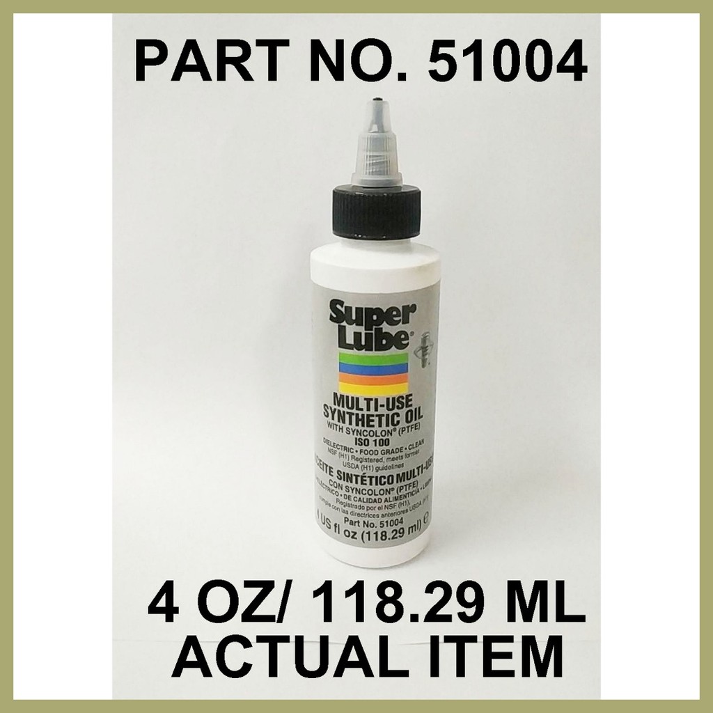 ORIGINAL SUPER LUBE MULTI USE SYNTHETIC OIL WITH SYNCOLON ( 4OZ/ 118 ...